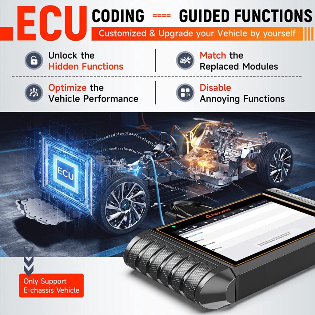 FOXWELL NT710 OBD2 Diagnostic Scan Tool Car Code Reader ECU Coding Full ...