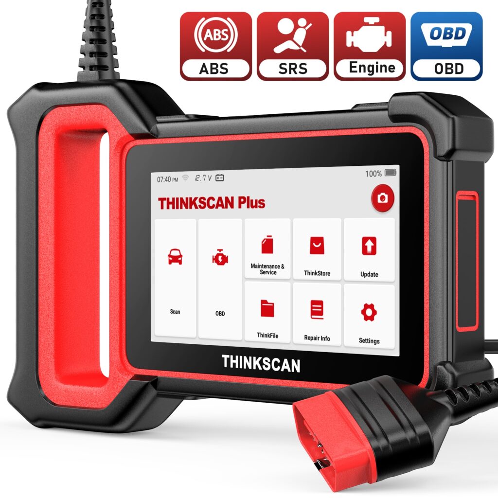 THINKCAR Thinkscan Plus S2 OBD2 Car Diagnostic Scan Tool ABS SRS ECM ...