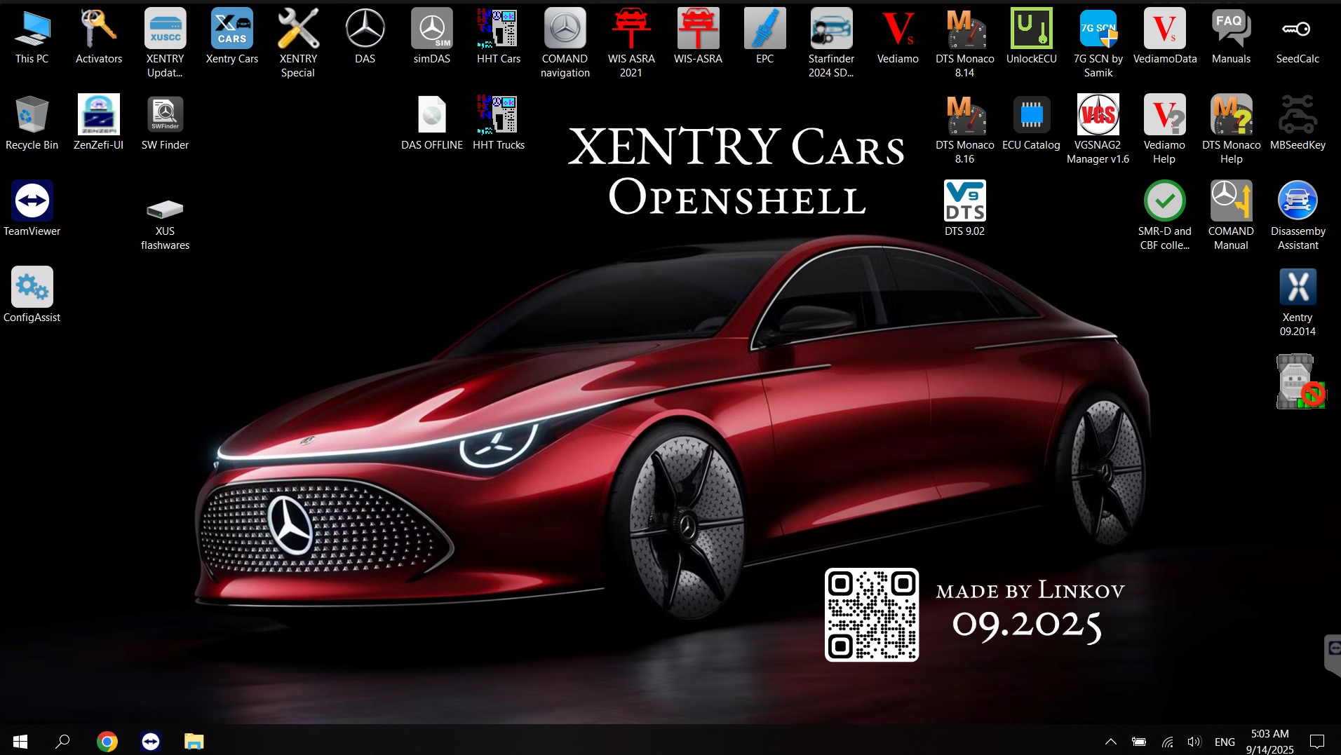 Xentry Cars OpenShell 09.2025 XUS HHT DAS WIS EPC STARFINDER VEDIAMO ...